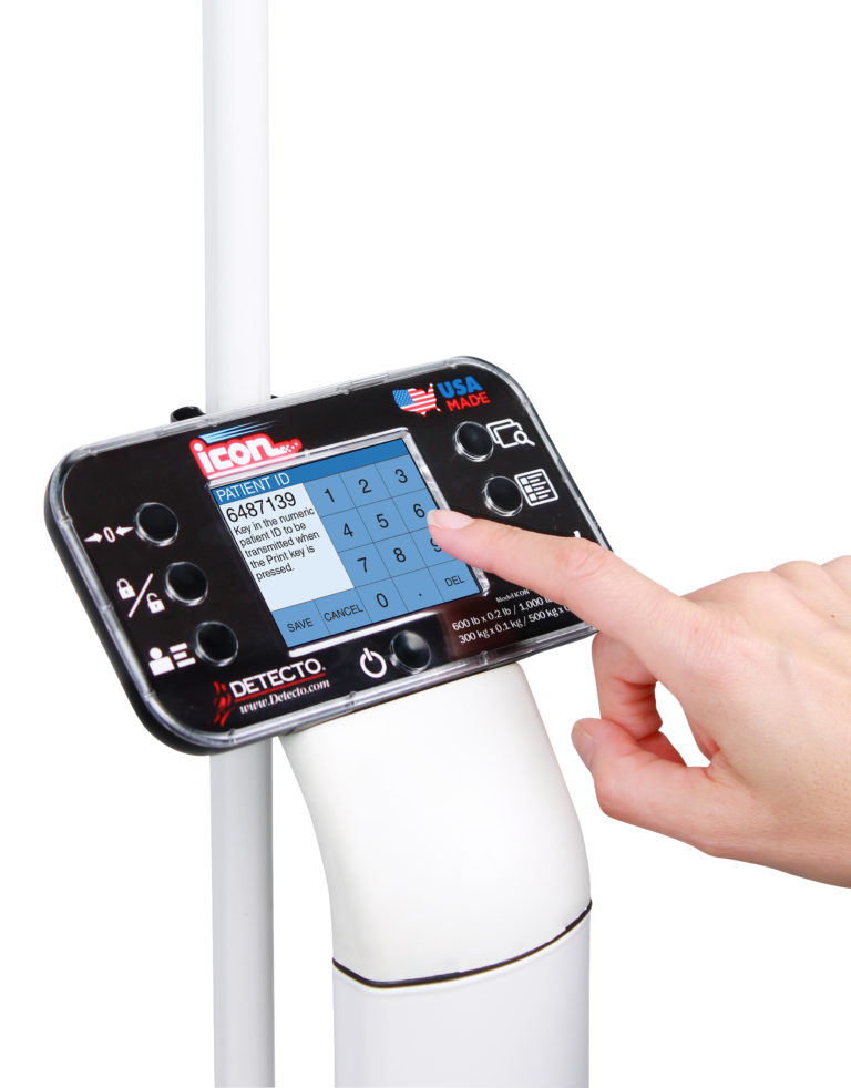 icon Digital Scales with Sonar Height Rods - Arlington Scale