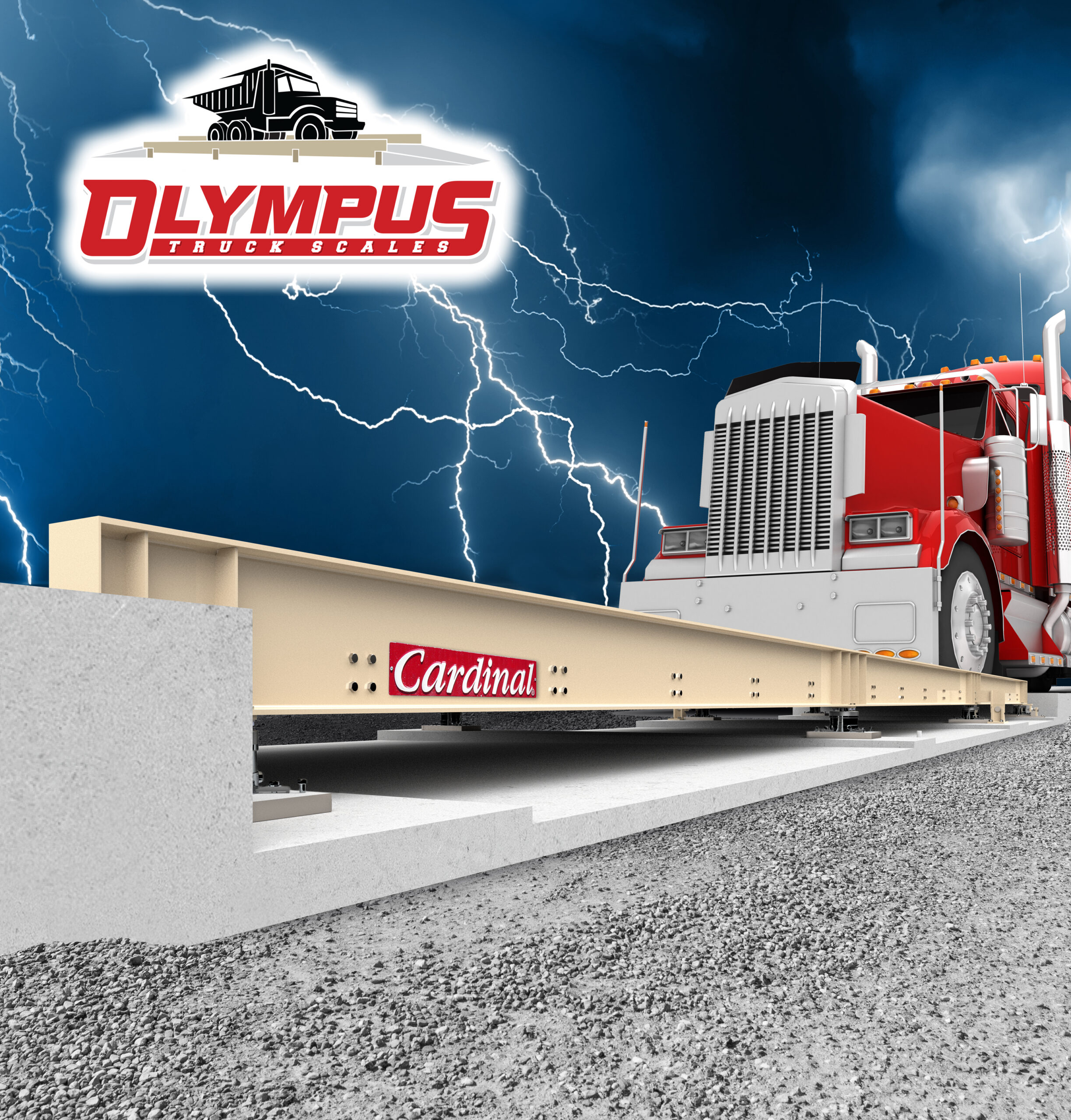 Olympus Concrete Deck Truck Scales with SST Hydraulic Load Cells ...