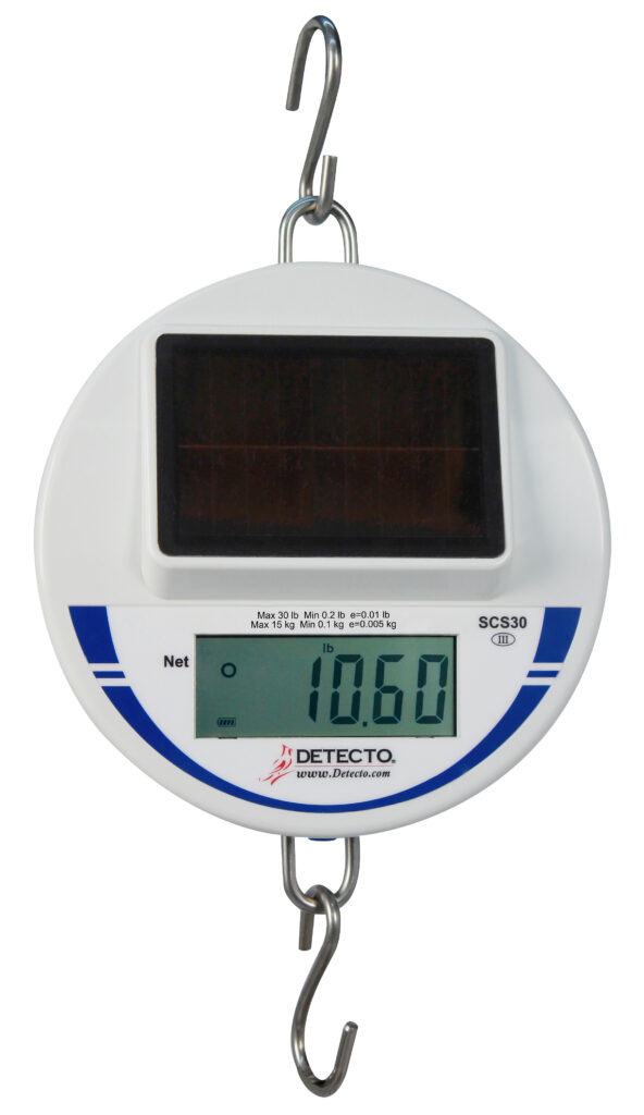 SCS30 Solar Hanging Scale - Arlington Scale